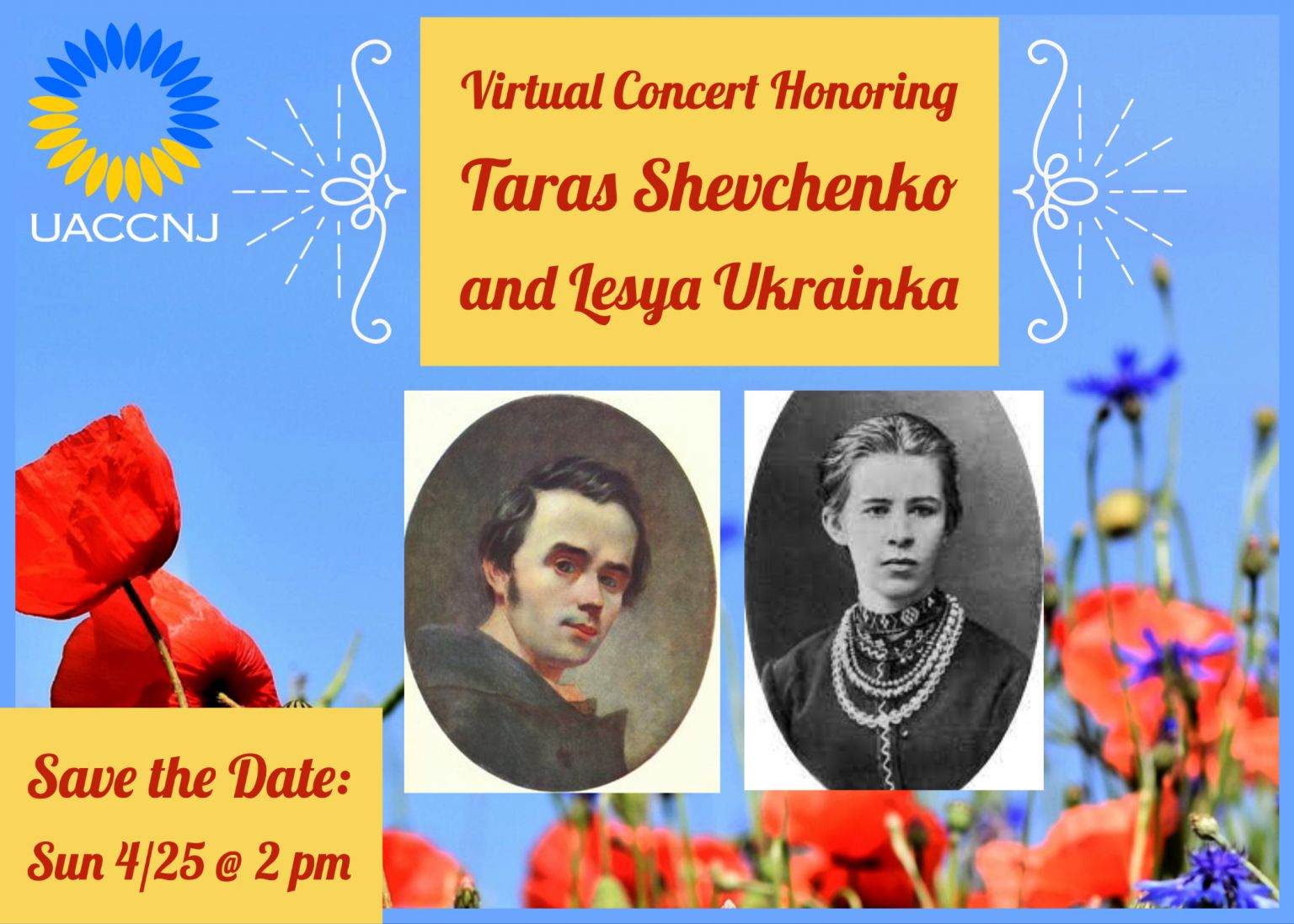 Concert Honoring Taras Shevchenko and Lesya Ukrainka - Ukrainian ...